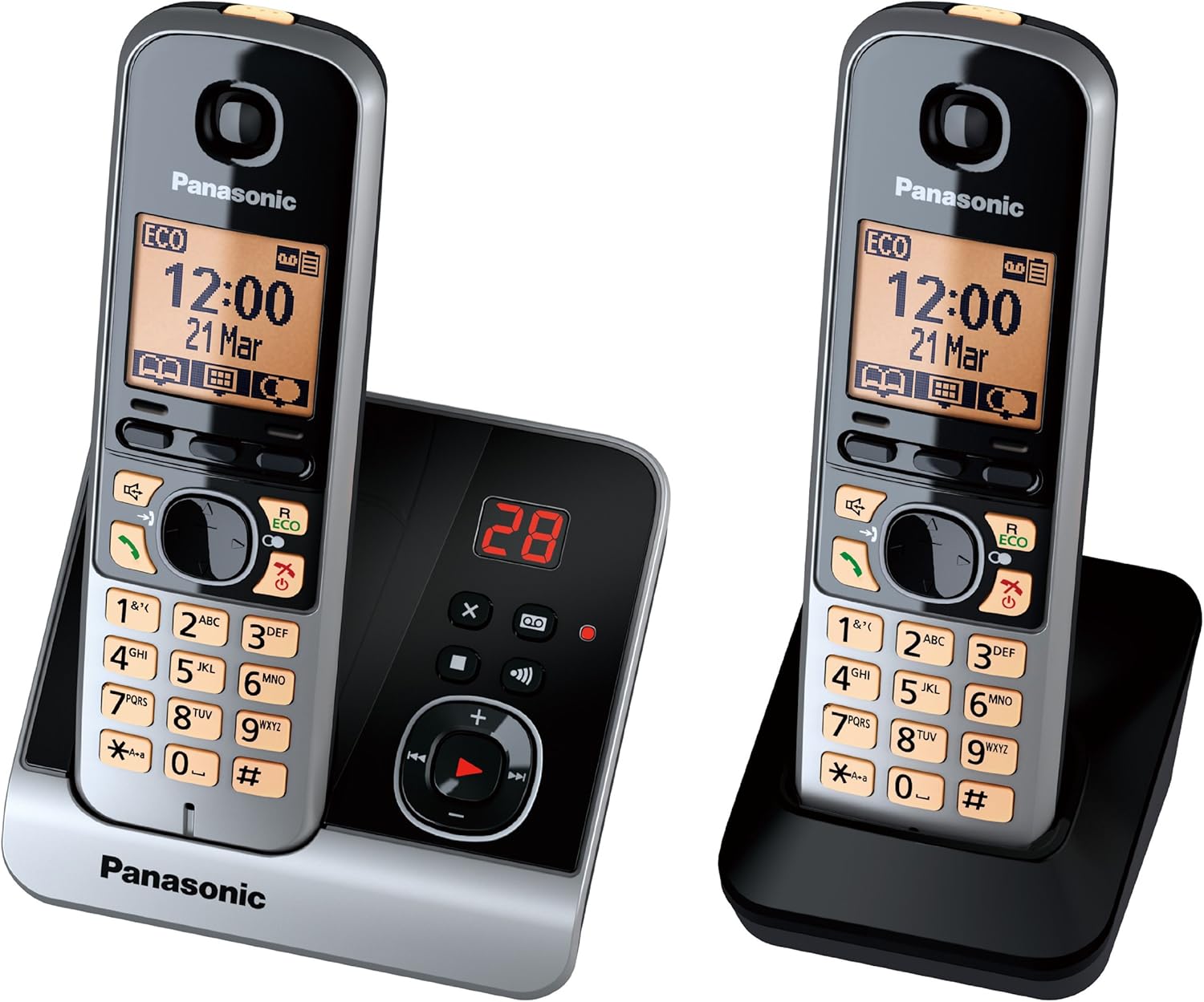 Panasonic KX-TG6722GB Telefono cordless [Importato da Germania]: Amazon ...