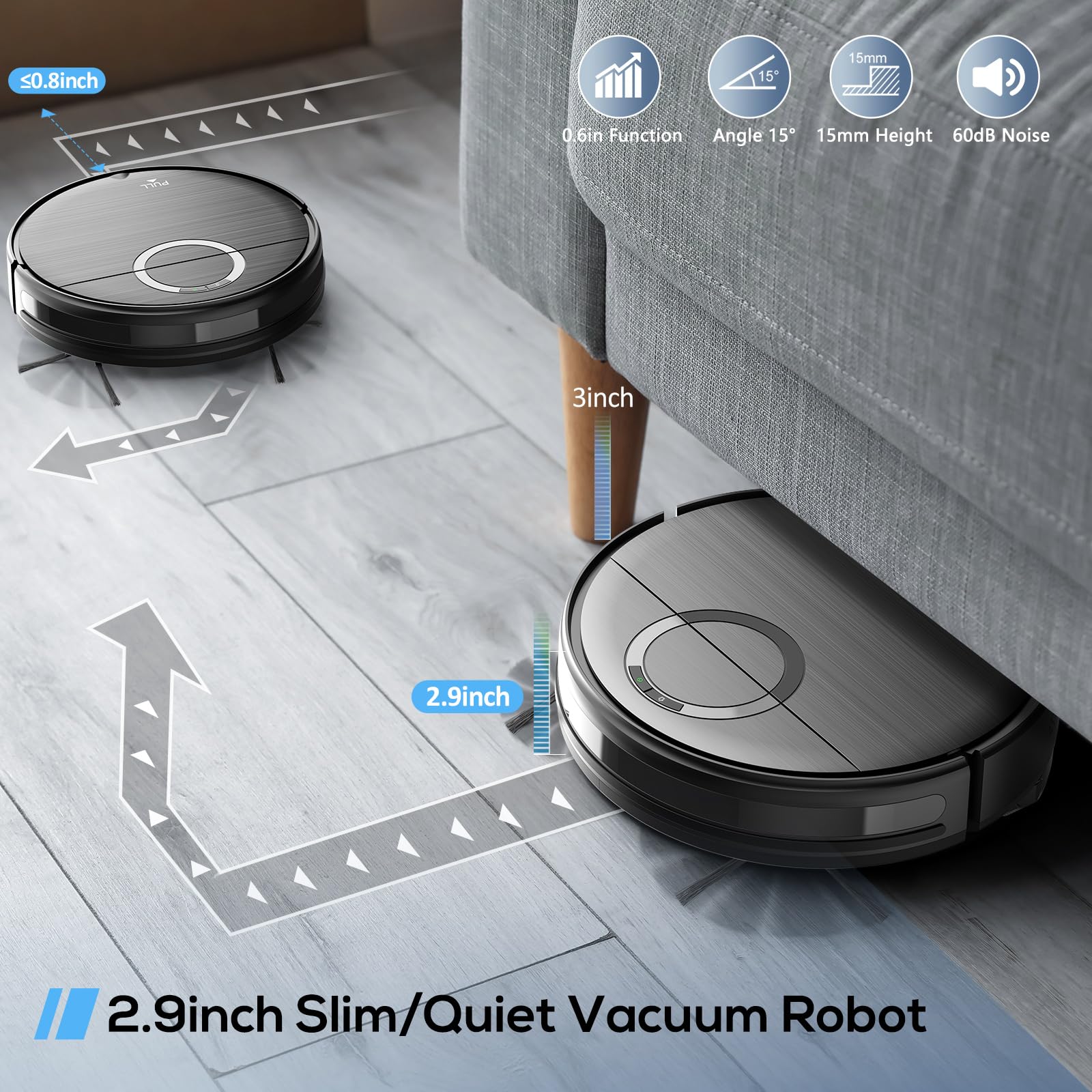 Mua Robot Vacuum and Mop Combo, 2 in 1 Mopping Robot Vacuum Cleaner ...