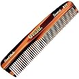 Amazon.com : Kent R7T Double Tooth Hair Pocket Comb, Small Fine/Wide Tooth Comb For Hair, Beard ...