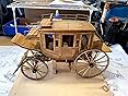 Amazon.com: Model Trailways Western Stagecoach MS6001 Wood & Metal ...