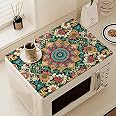 Amazon.com: Apriciti Rubber Mat for Microwave Top Cover, Nonstick Heat ...