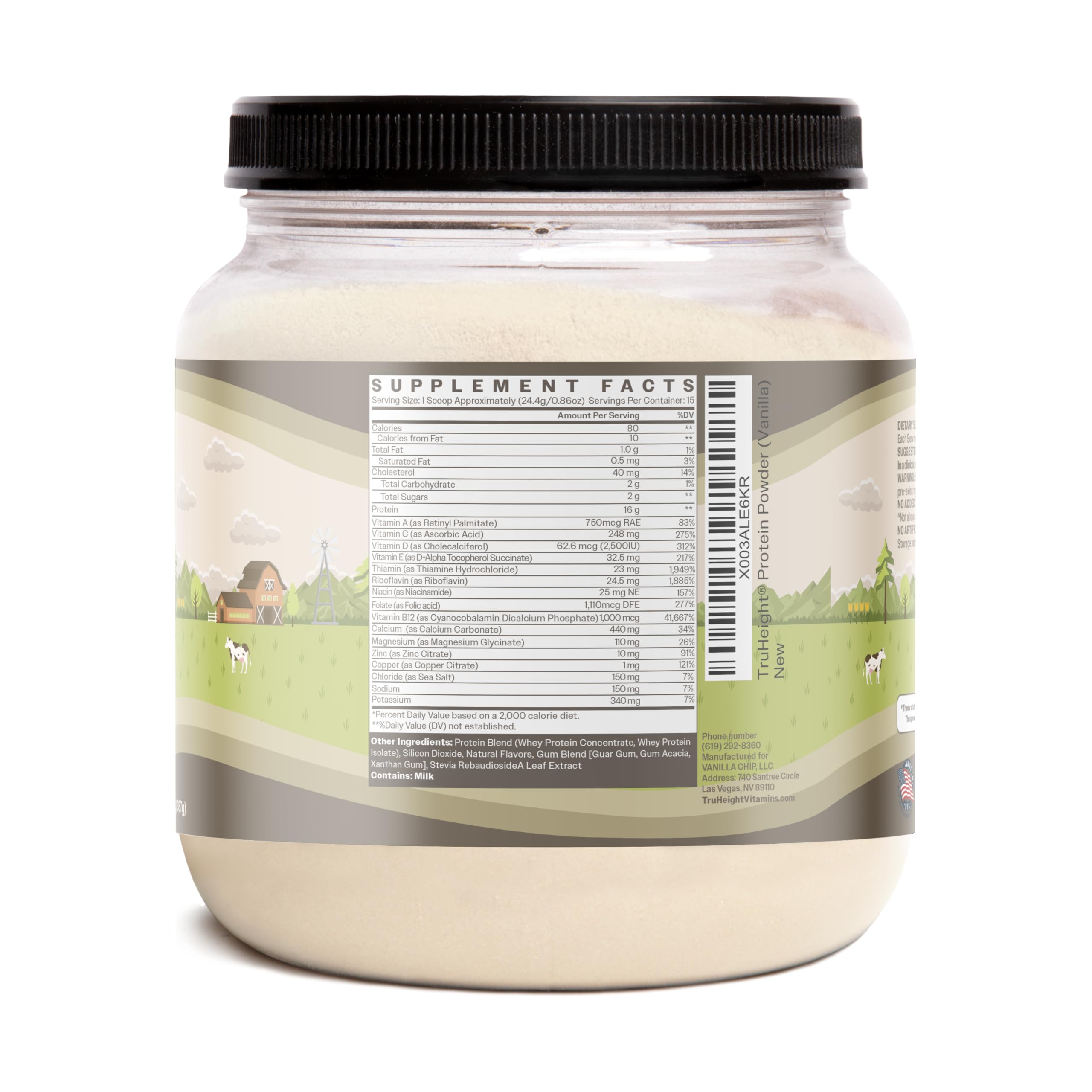 Mua TruHeight Growth Protein Shake (Vanilla Ice Cream Flavor, Whey ...