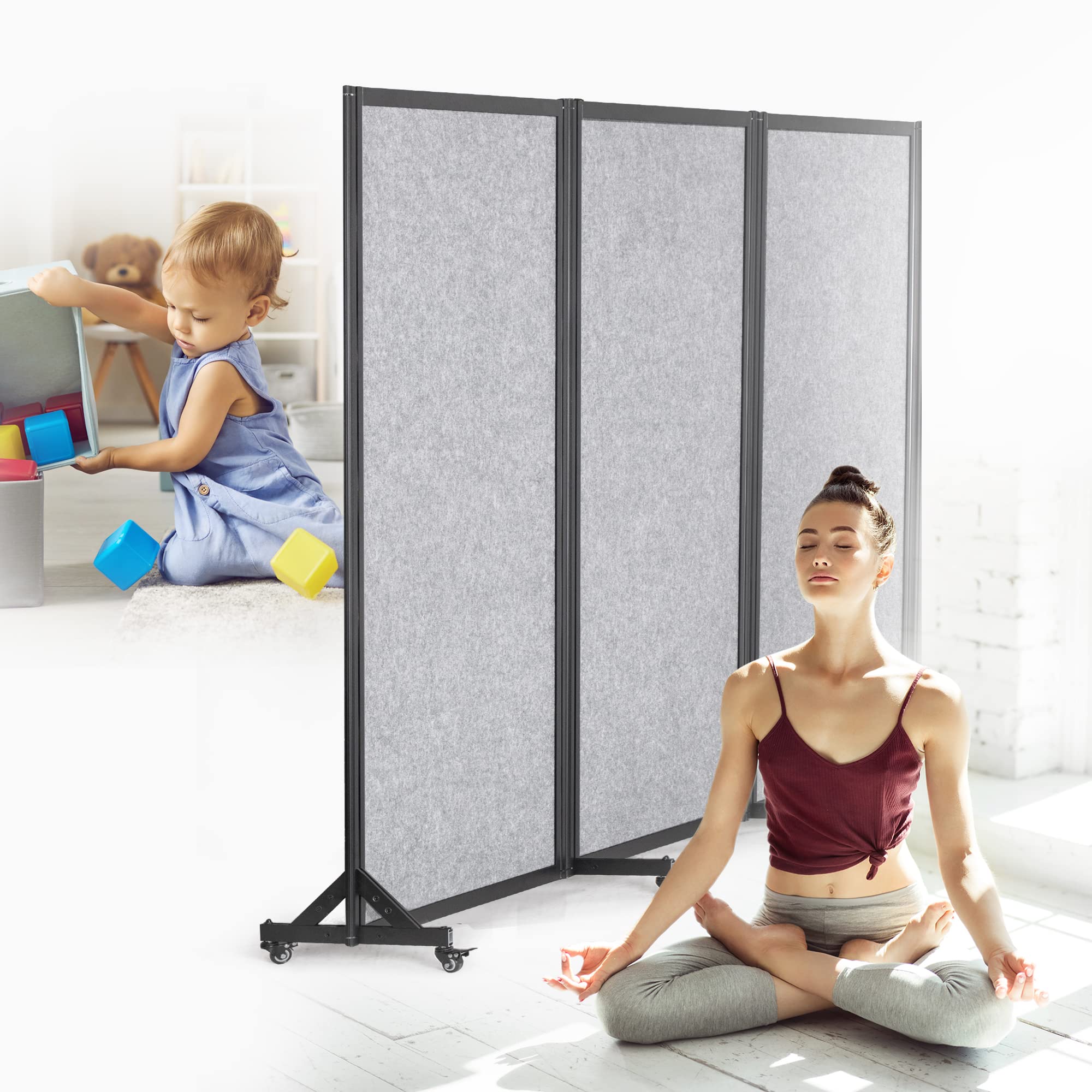 Mua Artigwall Aluminum Alloy Room Divider 180 Portable Wall Partition ...