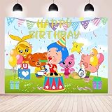 Plim Plim Cartoon Photography Backdrop Kids 1st Birthday Backdrop ...