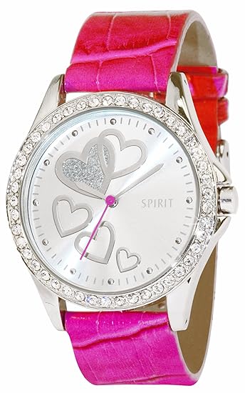 Spirit ASPL12 Ladies Stone Set Watch: Amazon.co.uk: Watches