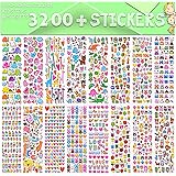 Amazon.com: Kids Stickers 1000+, 40 Different Sheets, 3D Puffy Stickers ...