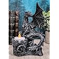Amazon.com: Ebros Fire Dragon Perching On Castle Fortress Turret Tea ...