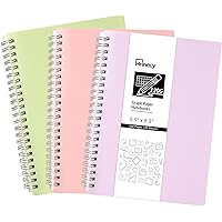 Amazon.com : Annecy 3 Pack Graph Paper Notebooks - A5 Graphing Notebooks with 120gsm Thick Grid ...
