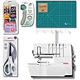 Amazon.com: Bernette B68 Airlock Serger Bundle with Scissors, Rotary Cutter, Threads Bundle and ...