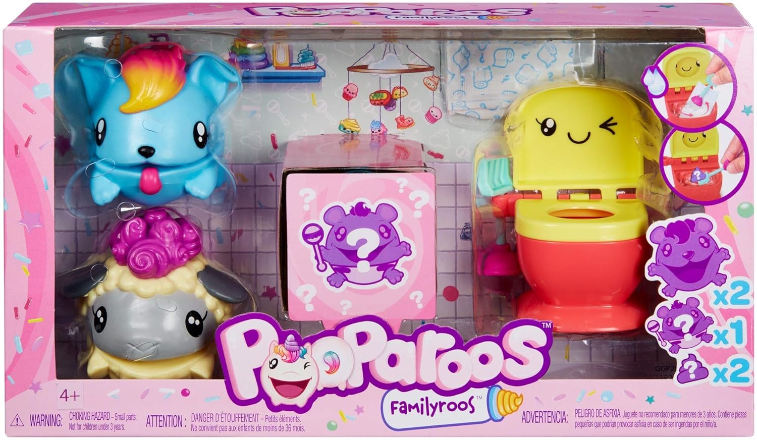 Mattel - Pooparoos - Family Assortment: Amazon.com.mx: Juegos y juguetes
