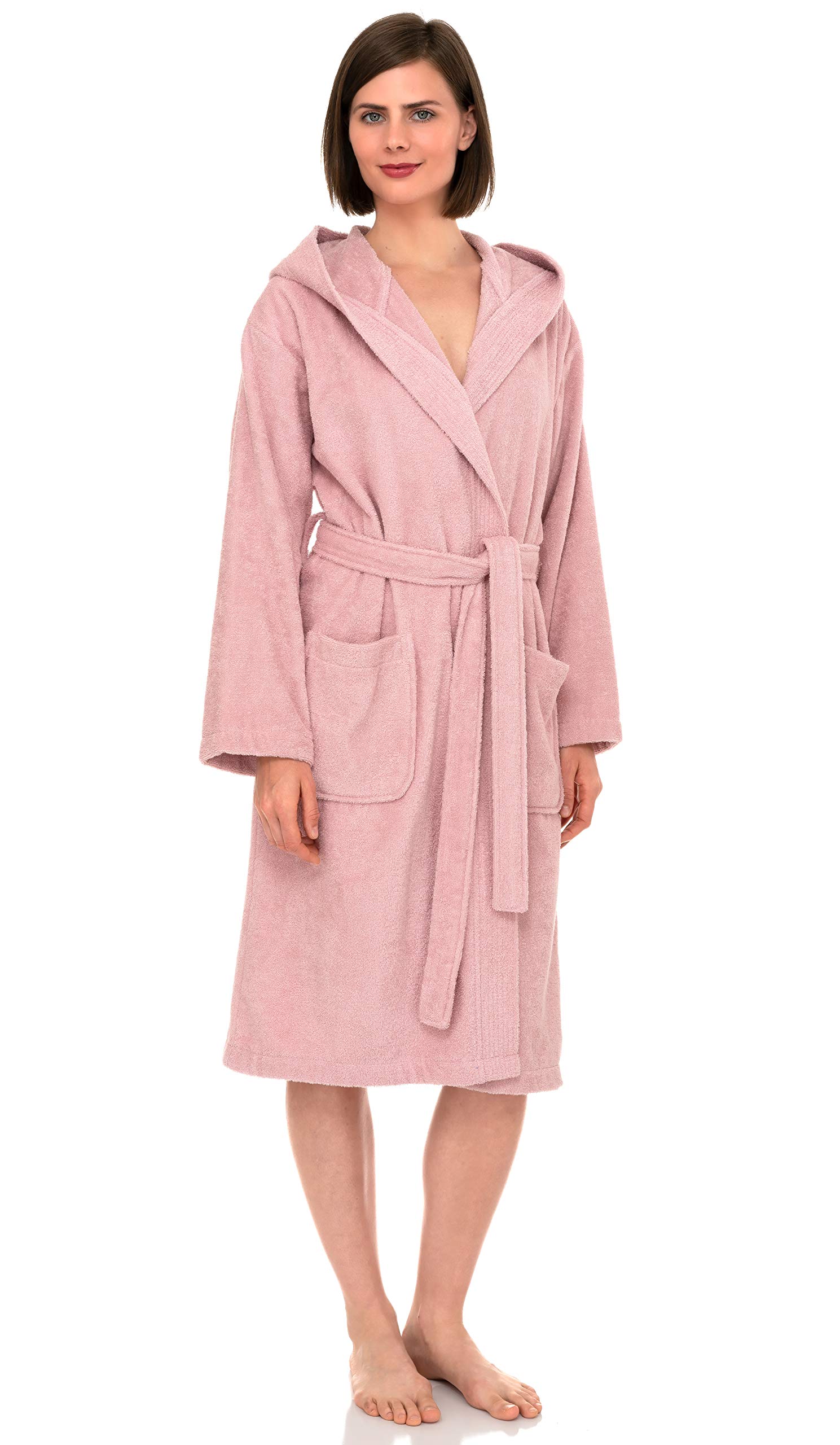 TowelSelections Womens Robe, Premium Cotton Hooded Bathrobe for Women ...