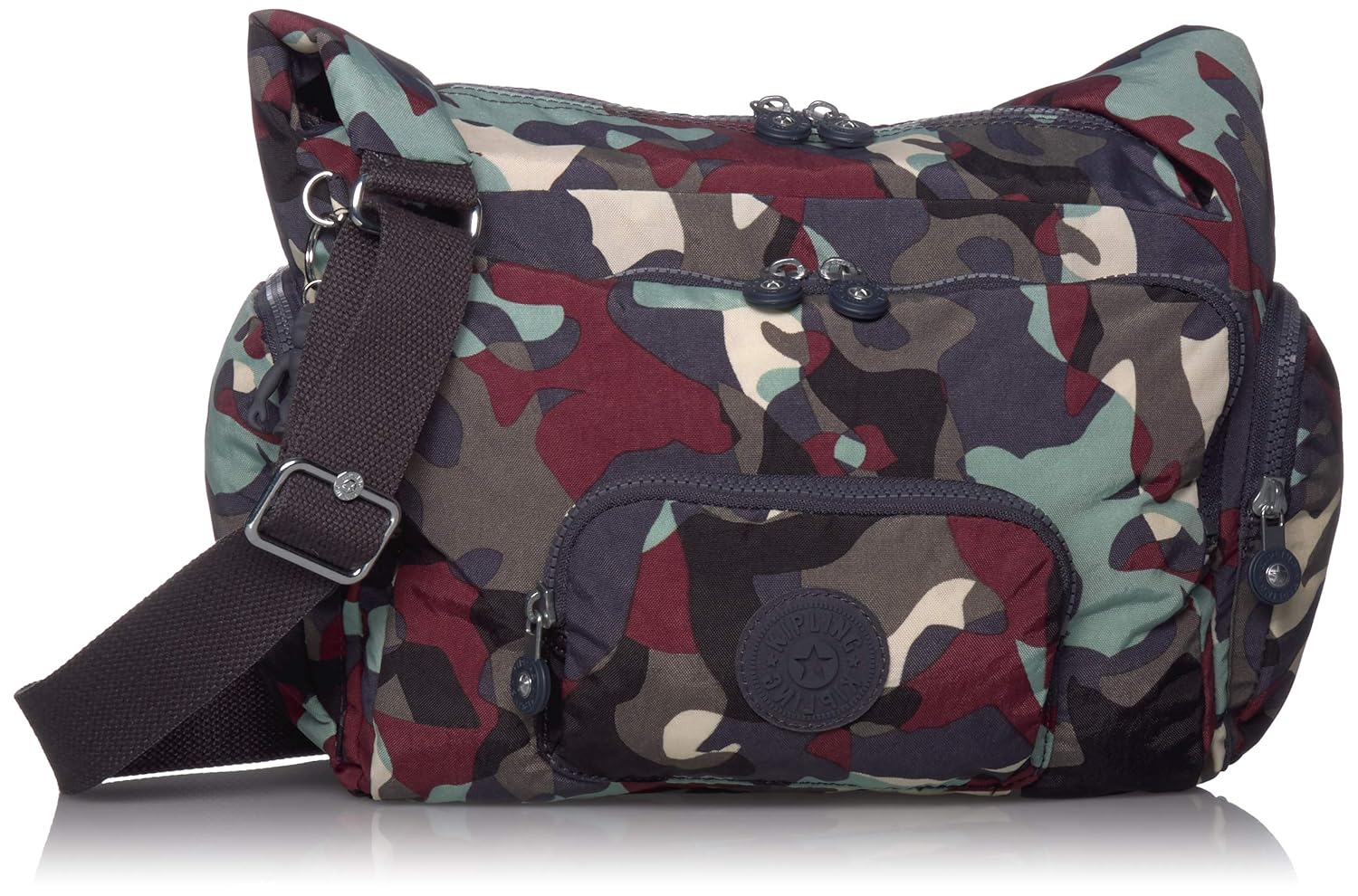Kipling Women's Erica Crossbody Bag, CAMO LEATHER, One Size : Amazon.in ...