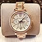 Michael Kors Damen Chronograph Quarz Uhr mit Edelstahl Armband MK6576 ...