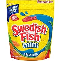 Amazon.com : SWEDISH FISH Mini Assorted Soft & Chewy Candy, Family Size ...