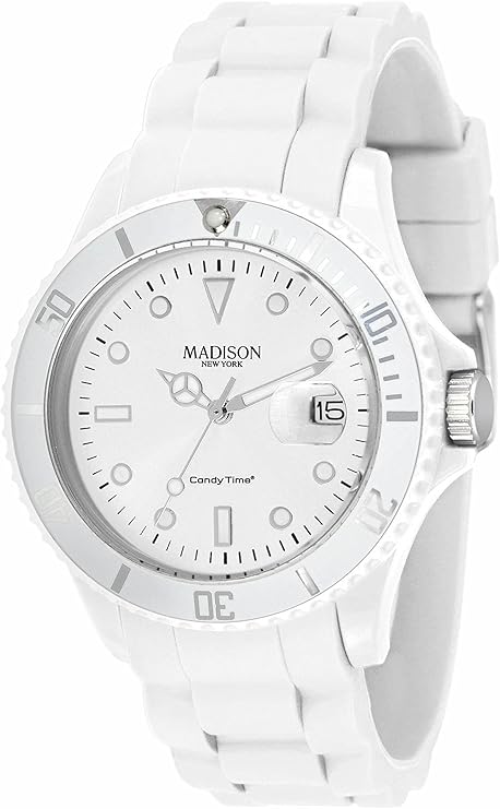 Madison New York - SU4167B - Montre Mixte - Quartz Analogique - Cadran ...