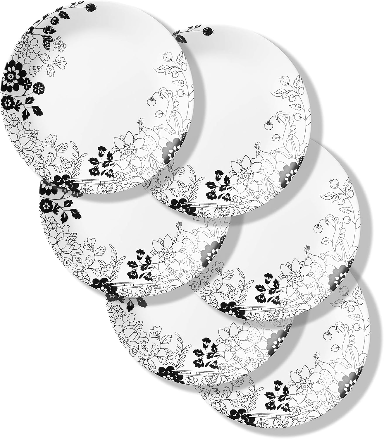Amazon Corelle Chip Resistant Lunch Plates 6 Piece Uptown Garden Amazon Corelle Chip Resistant Lunch Plates 6 Piece Uptown Garden