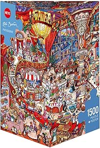 Amazon.com: Heye Puzzles - Triangular, 1500pc - Patisserie, Berman ...