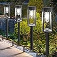 ALFIOT Solar Pathway Lights Outdoor,8 Pack Bright Solar Lights Outdoor,IP65 Waterproof Solar ...