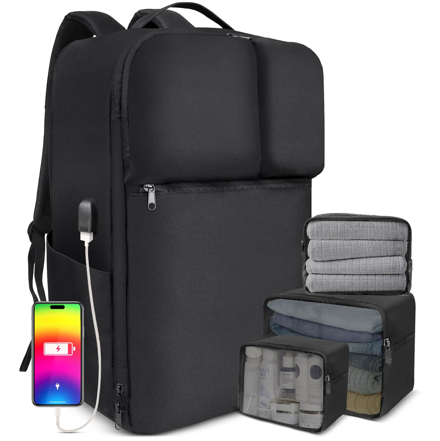 Mua Extra Large 50L Travel Backpack Carry On Flight Approved, Luggage ...