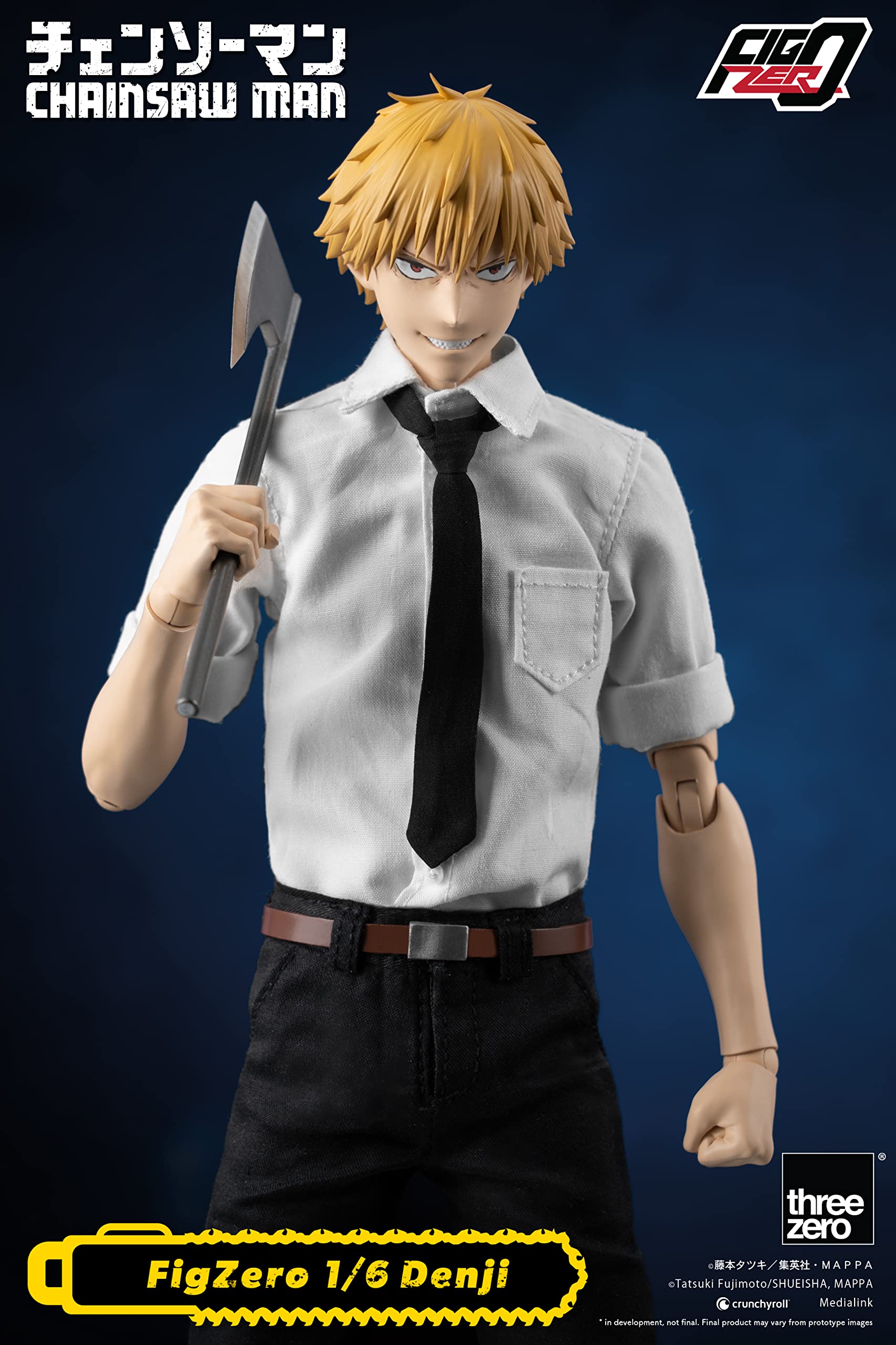 Mua Threezero Chainsaw Man FigZero Figure 1/6 Denji 29 cm trên Amazon Mỹ chính hãng 2024 | Fado