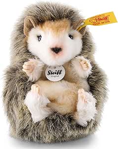 Amazon.com: Steiff JOGGI Hedgehog Plush Animal Toy, Brown: Toys & Games