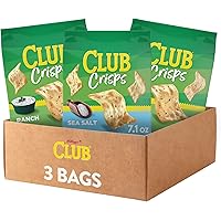 Amazon.com : Kellogg's Club Cracker Crisps, Baked Snack Crackers, Party ...