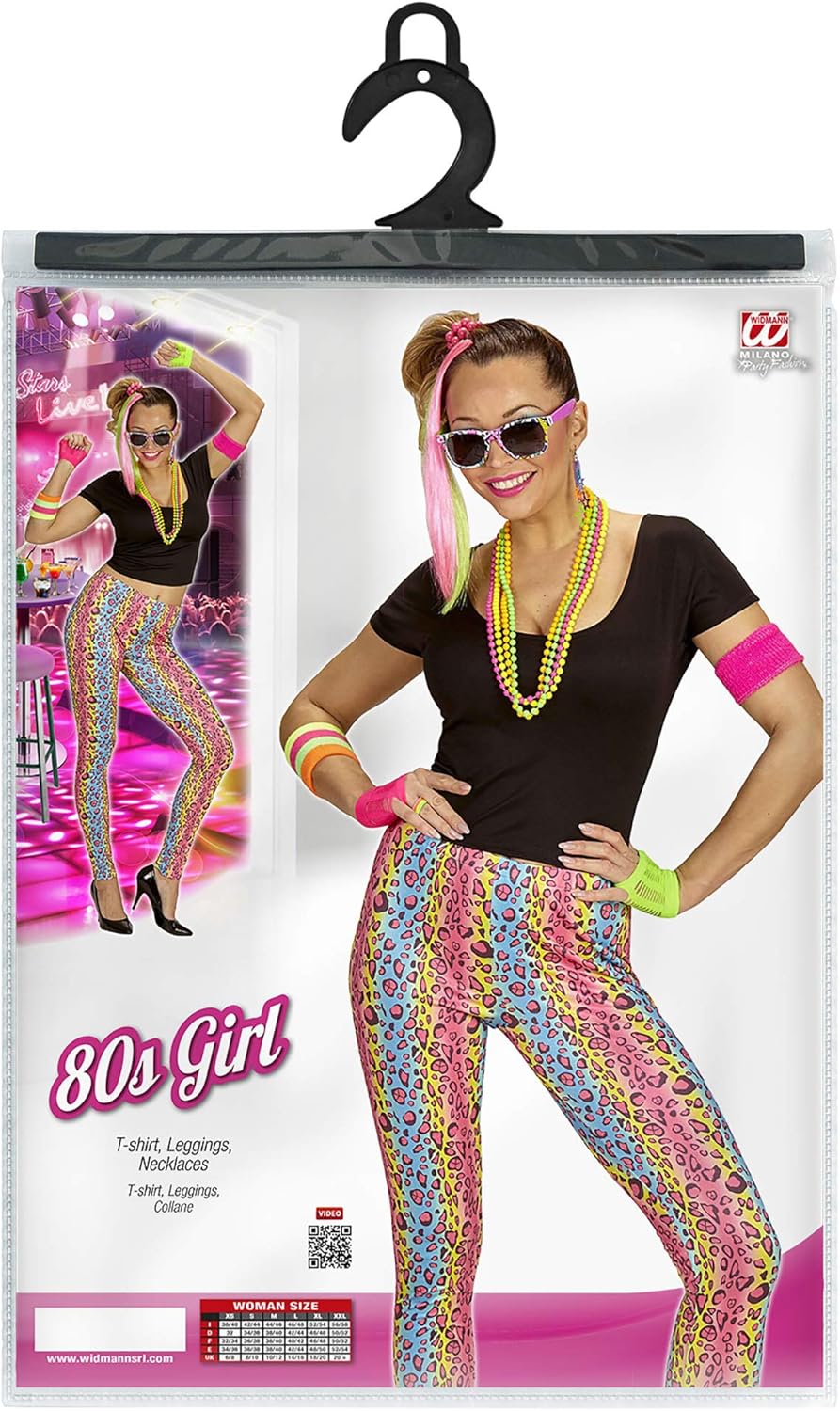 Widmann – Adult 80s girl costume. – BigaMart