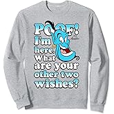 Amazon.com: Disney Aladdin Genie POOF! 2 Wishes Gradient Text Portrait ...