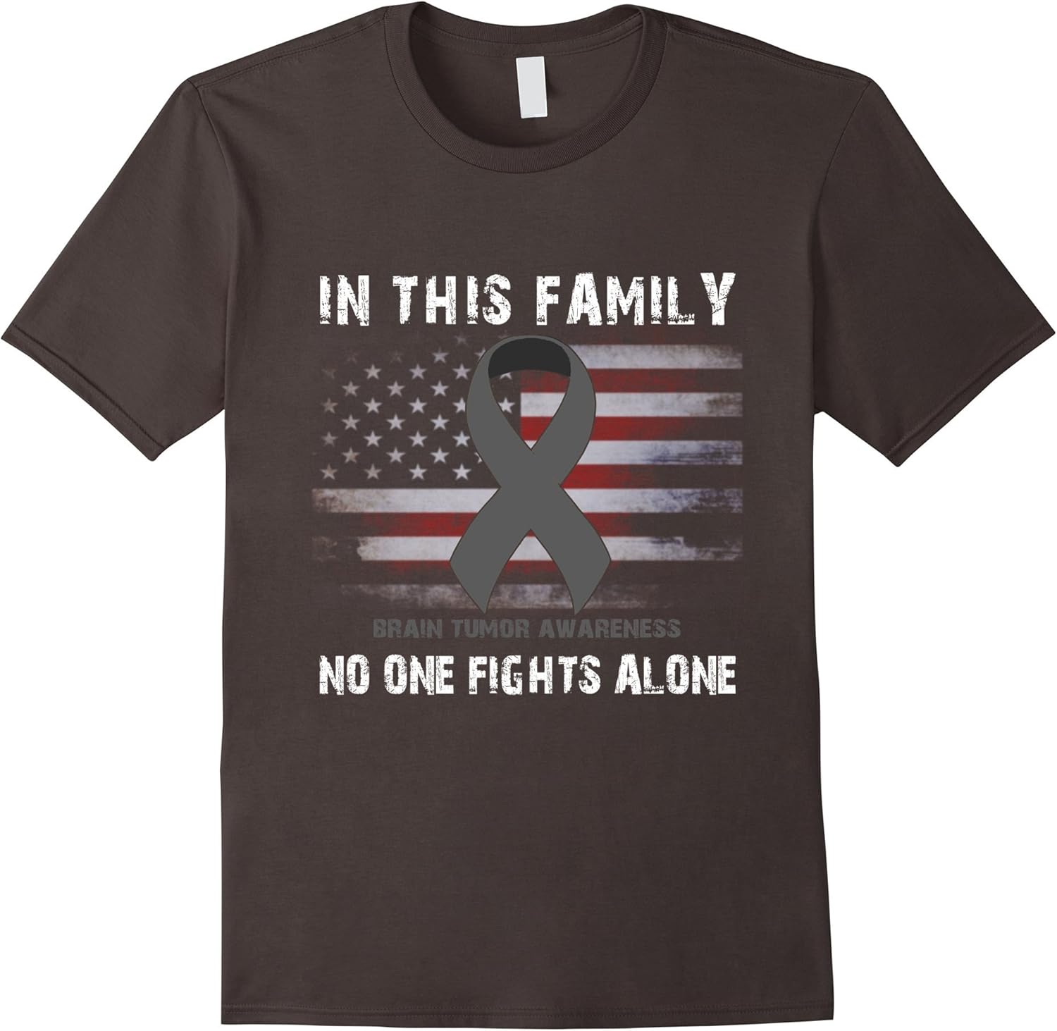 Amazon.com: Brain Tumor Awareness Flag American Shirt: Clothing