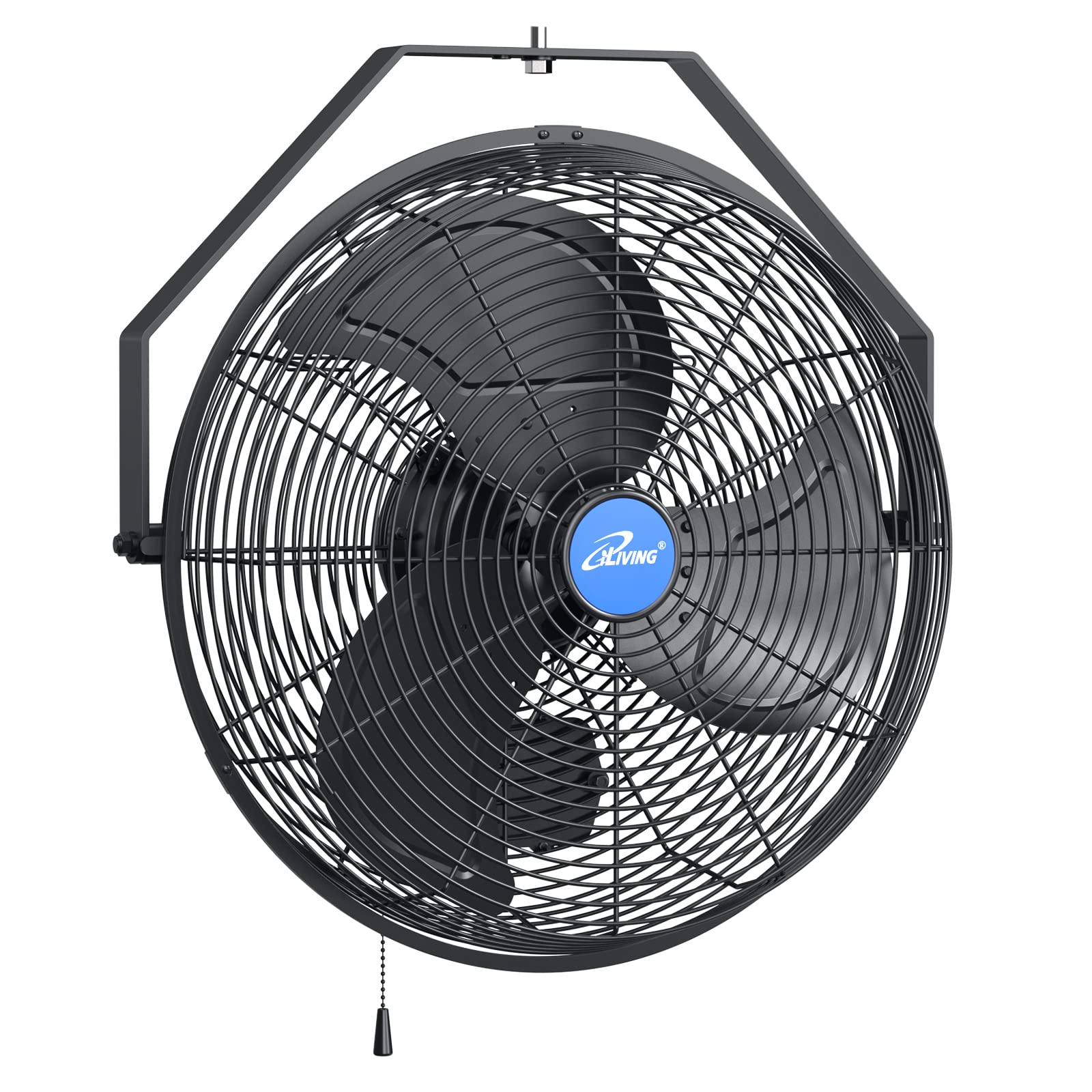 iLiving Wall Mounted Variable 14 Inches Speed Indoor/Outdoor ...