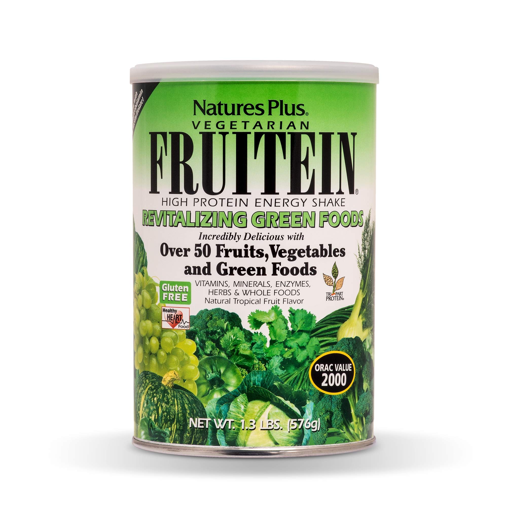 Amazon.com: Natures Plus Fruitein Luscious Blue Fruit Shake - 1.3 lbs ...