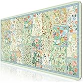 Amazon.com: iCasso Desk Matt for Desktop, Desk Pad Mat, Green Floral ...