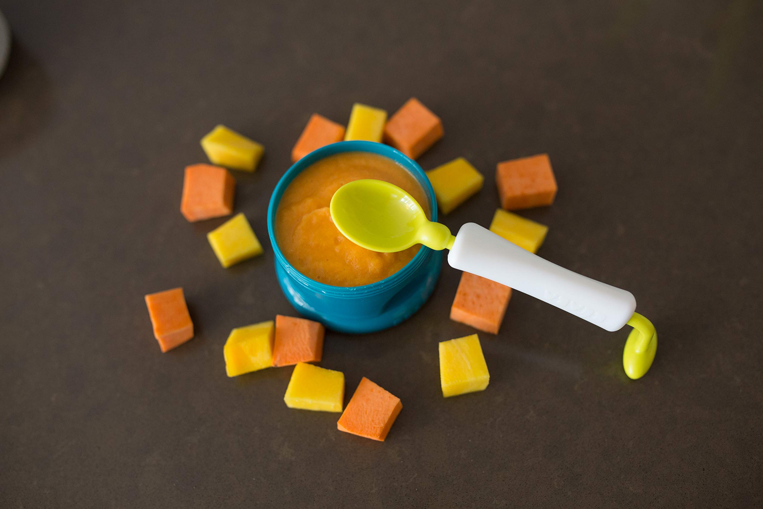 BEABA 360 Magic Self-Leveling Spoon, Neon | Pricepulse