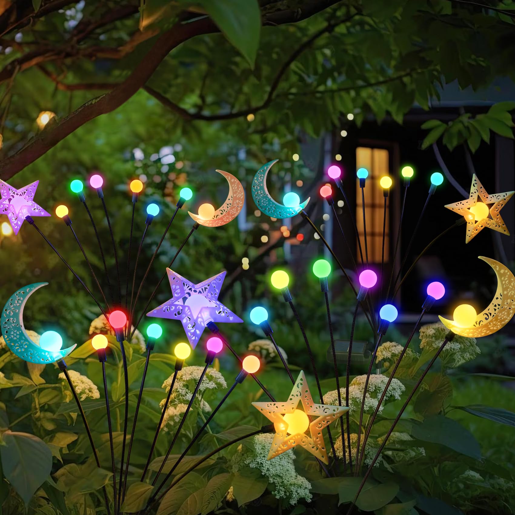 TAKE ME Solar Firefly Lights Garden Outdoor Decor Solar Pathway Yard ...