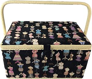 Amazon.com: Extra Large Dritz Sewing Basket Box (X-Large 15-1/4” x 10-1 ...