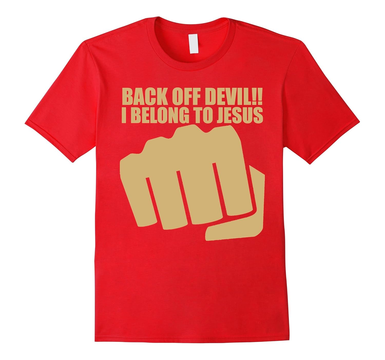 Christian Religious TShirt Back Off Devil I Belong To Jesus-4LVS ...