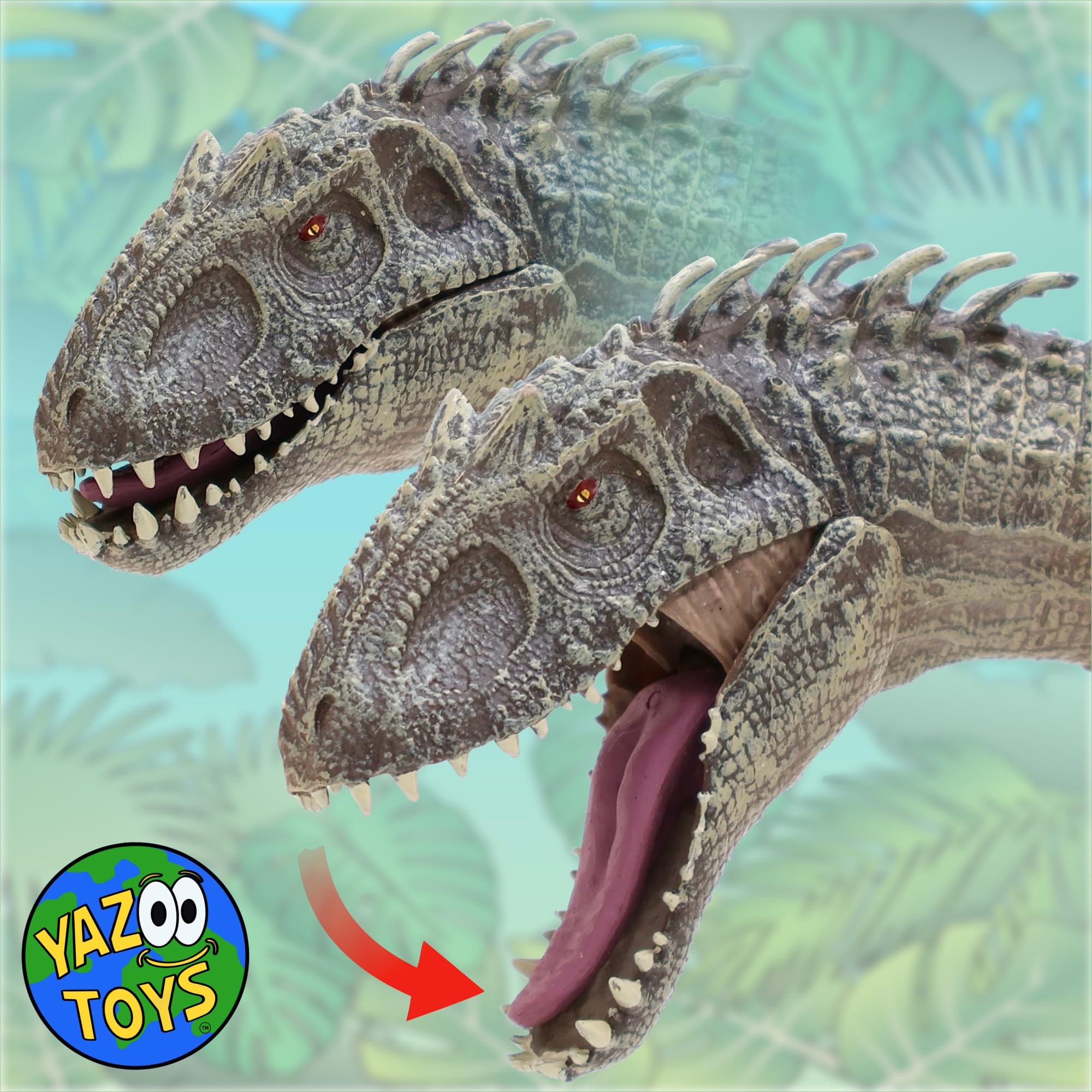 Yazoo Toys Tyrannosaurus Rex 14 Inch Dinosaur Toy Figure With Movable ...