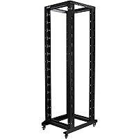 Amazon.com: NavePoint 42U Professional 4-Post IT Open Frame Server Network Relay Rack 800mm ...