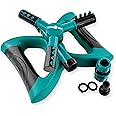 Amazon.com : Sprinkler for Yard - 360 Degree Rotating Lawn Sprinkler ...