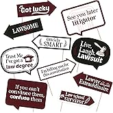 Amazon.com: Big Dot of Happiness Law School Grad - Future Lawyer ...