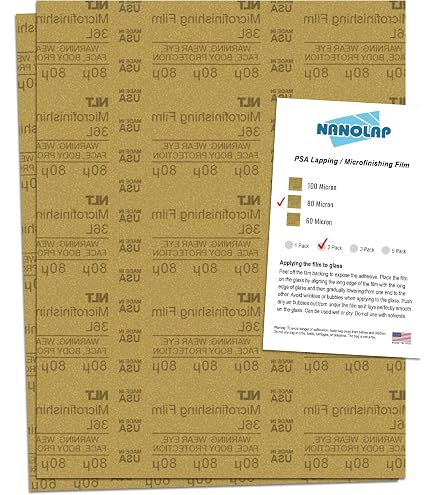 Scary Sharp Sharpening System PSA Lapping Film 0.3 Micron - 5 Pack ...