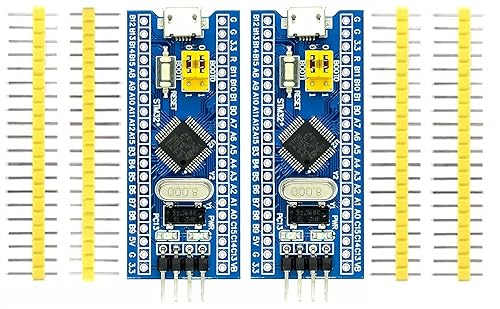 WWZMDiB 2 Pcs STM32F103C8T6 Development Board Blue pil Compatible with ...