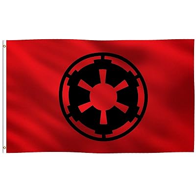 Star Wars Imperial Cog Flag Galactic Empire Flag Banner | High Quality