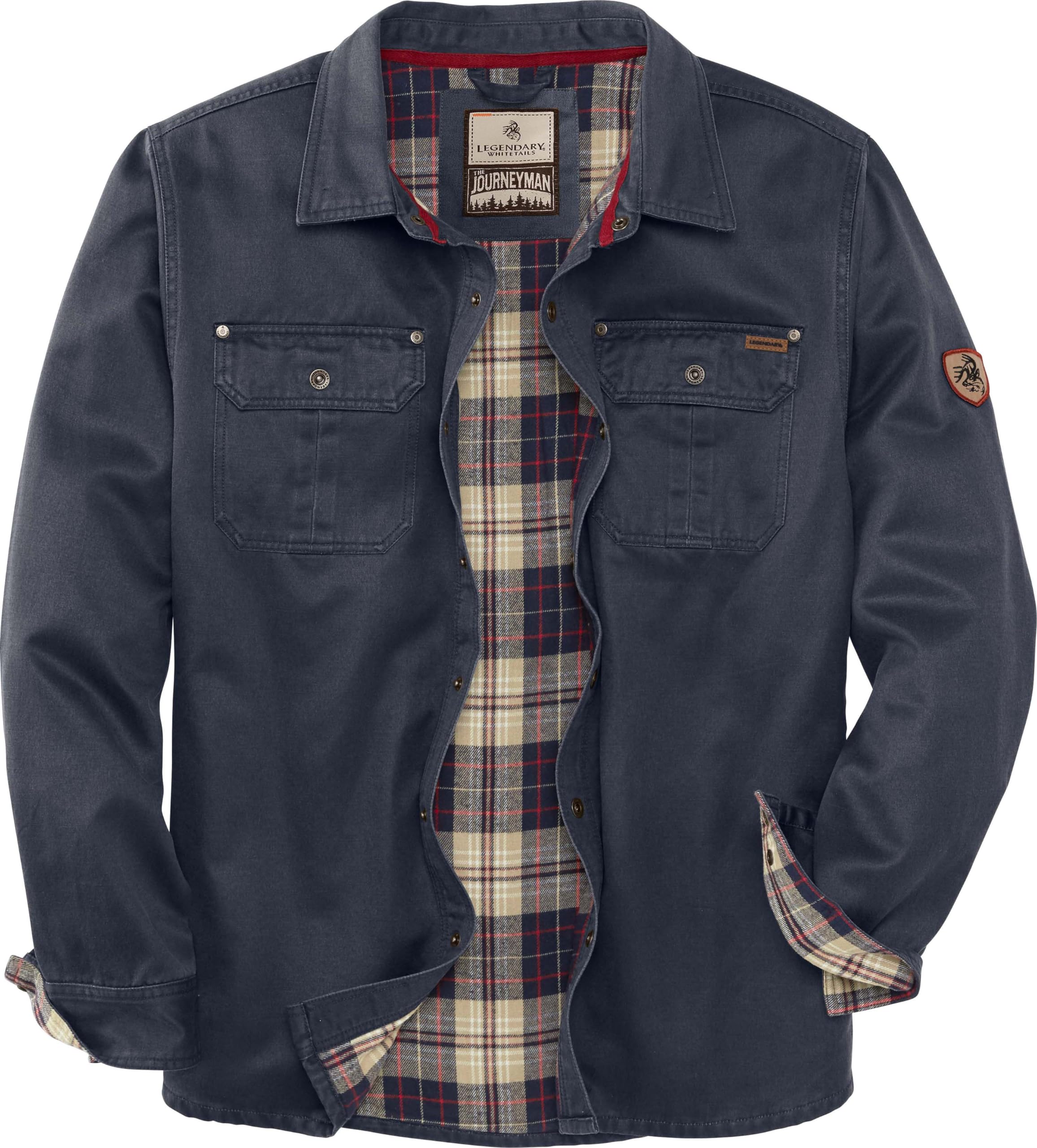 Legendary Whitetails Journeyman Shirt Jacket Flannel Lined Shacket for ...
