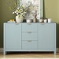 Amazon.com - Amposei Modern Fluted Buffet Sideboard 47.2-Inch Credenza ...