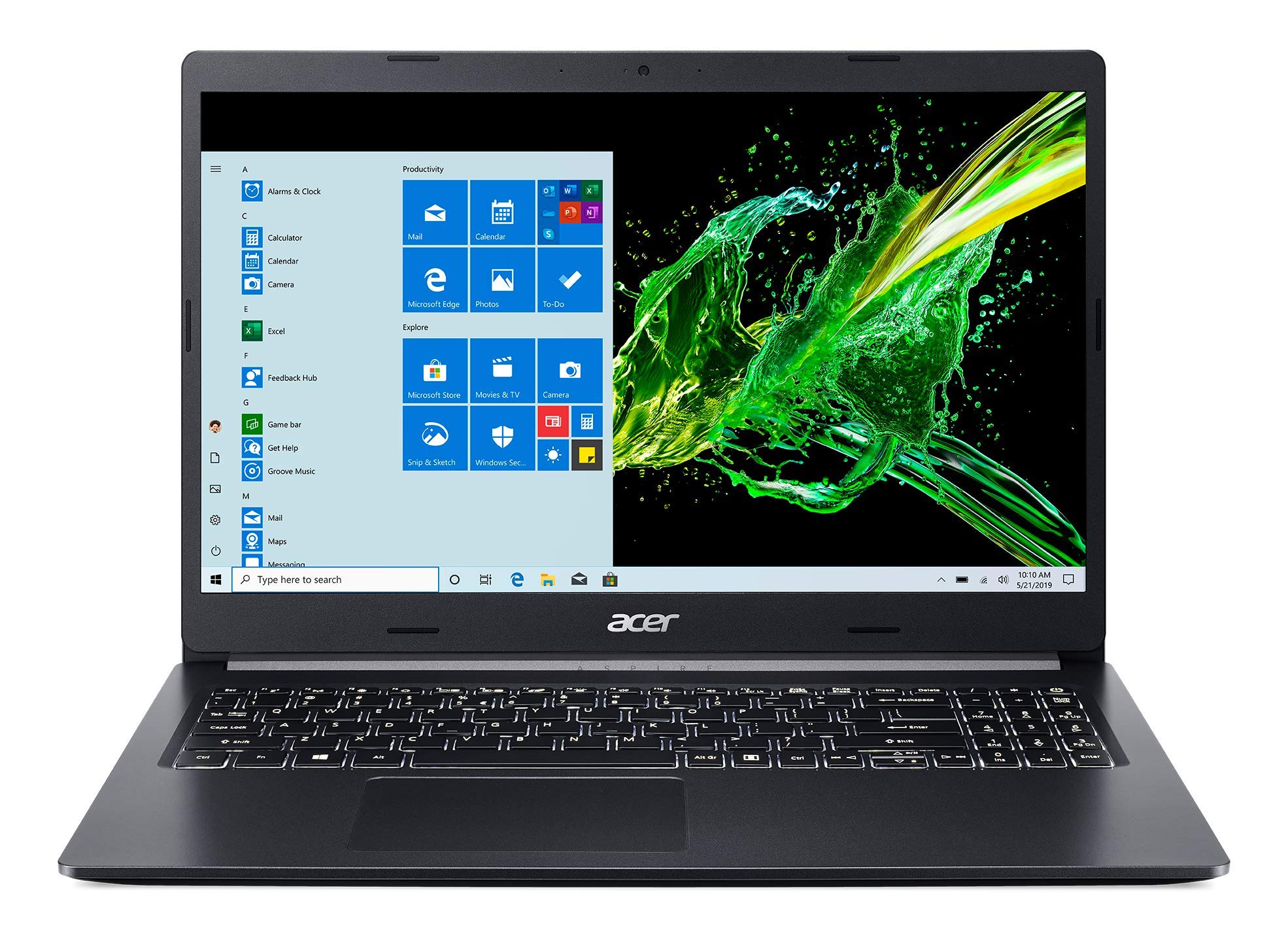 Acer Aspire 5 A515-55-56VK, 15.6" Full HD IPS Display, 10th Gen Intel ...