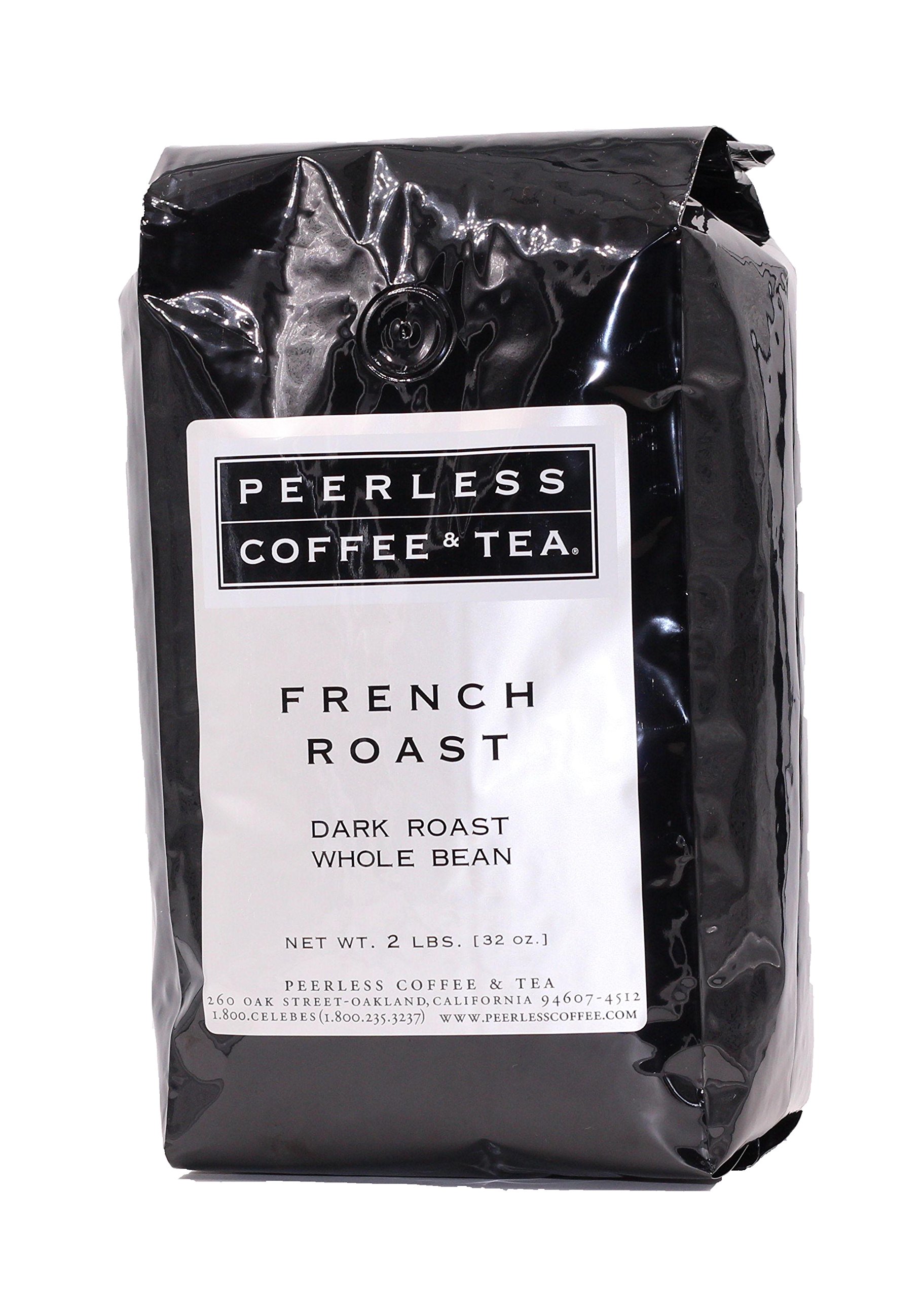 Amazon.com : 32oz Decaffeinated French Roast, Whole Bean Coffee, Dark Roast by Peerless Coffee ...