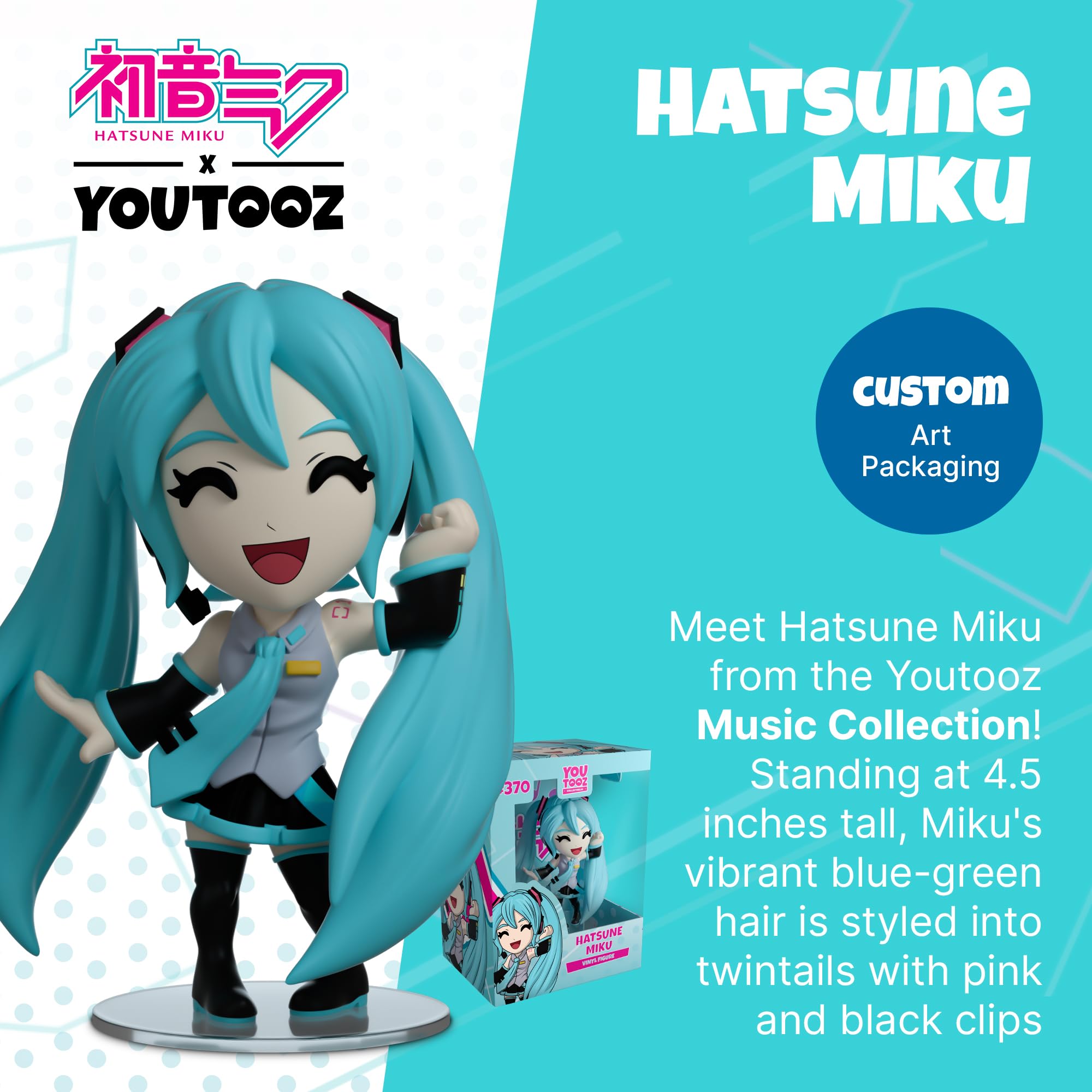 Mua Youtooz Hatsune Miku Figure, 4.5" inch Miku Vinyl Figure ...