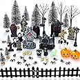 Amazon.com: Colingmill 56 Pcs Halloween Village Accessories Set ...