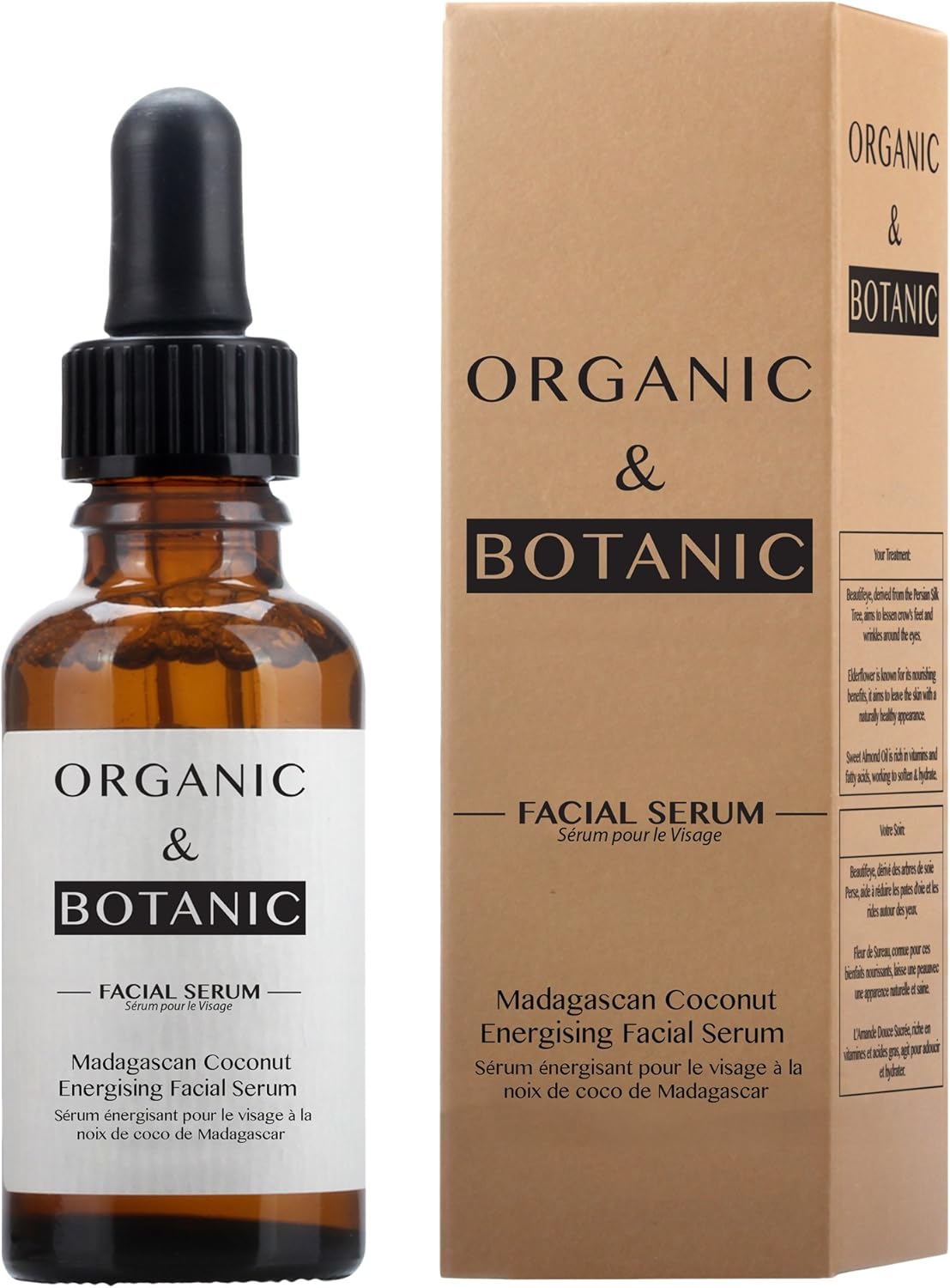 Organic & Botanic Madagascan Coconut Energising Facial Serum, 76 Gram ...